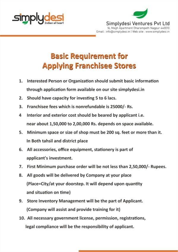 Basic-Requirement - SimplyDesi